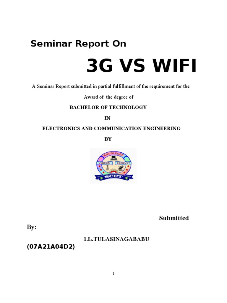 3G Vs Wifi | PDF | Wireless Lan | Wi Fi