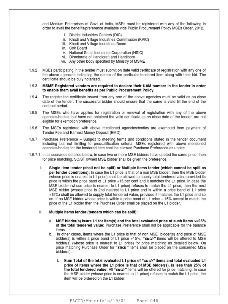 Purchase Preference MSME | PDF | Economies | Business