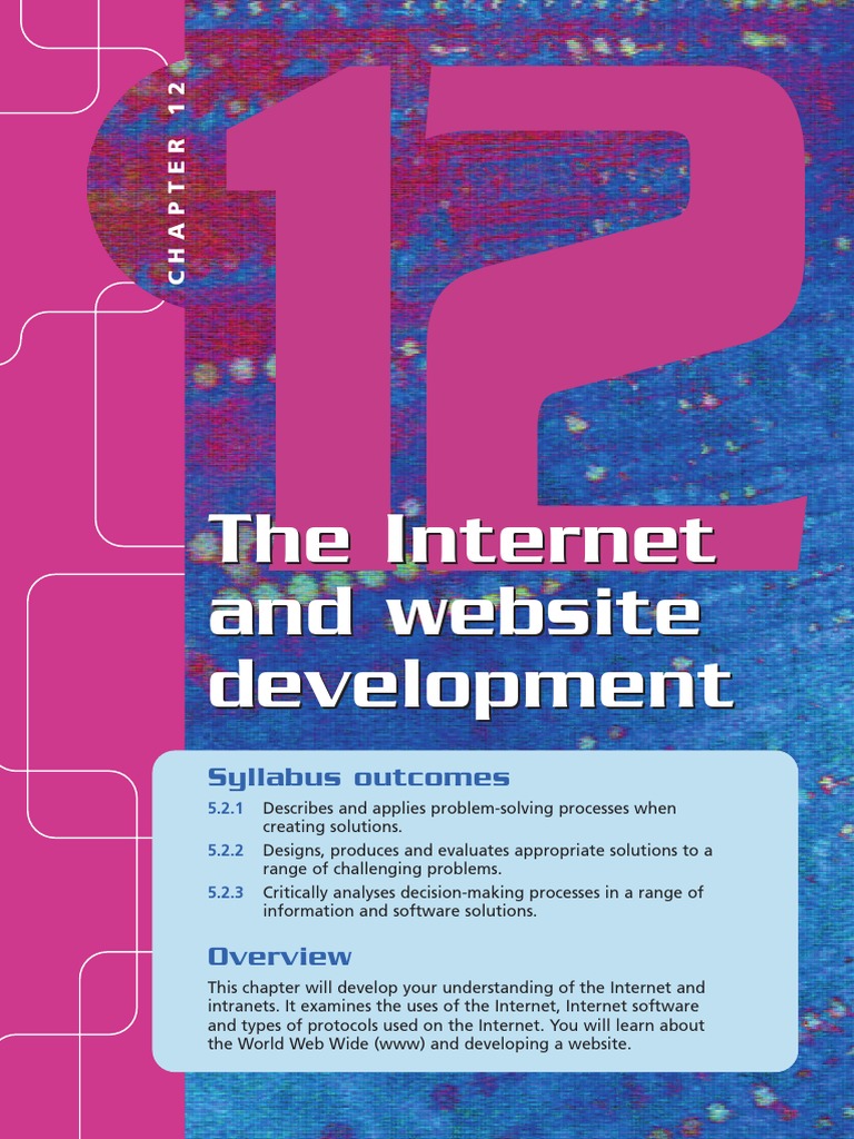 Interner & Web Developement | PDF | File Transfer Protocol | World Wide Web