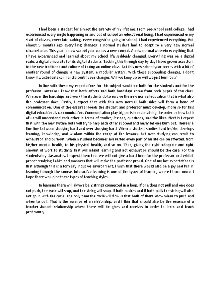 Expectation of Self | Download Free PDF | Learning | Behavioural Sciences