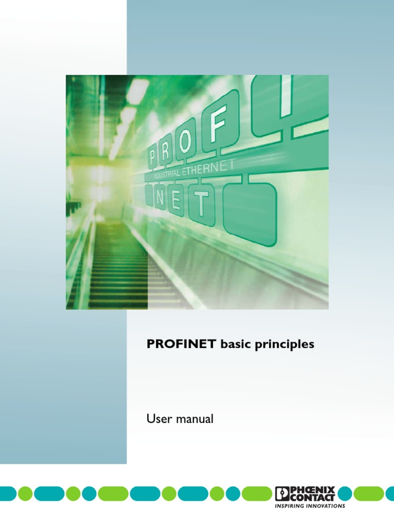 PROFINET Basic Principles: User Manual | PDF | Technology & Engineering