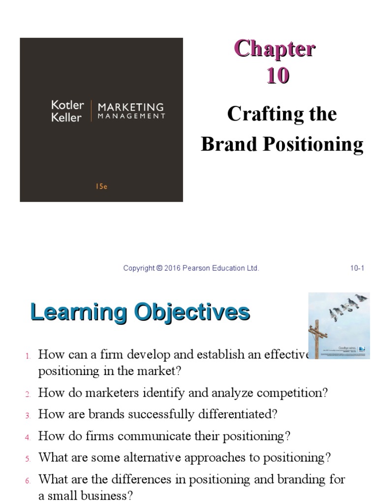 Chapter 10 Crafting The Brand Positioning | PDF | Brand | Communication