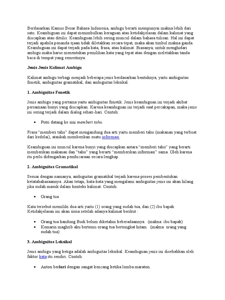 AMBIGU | PDF