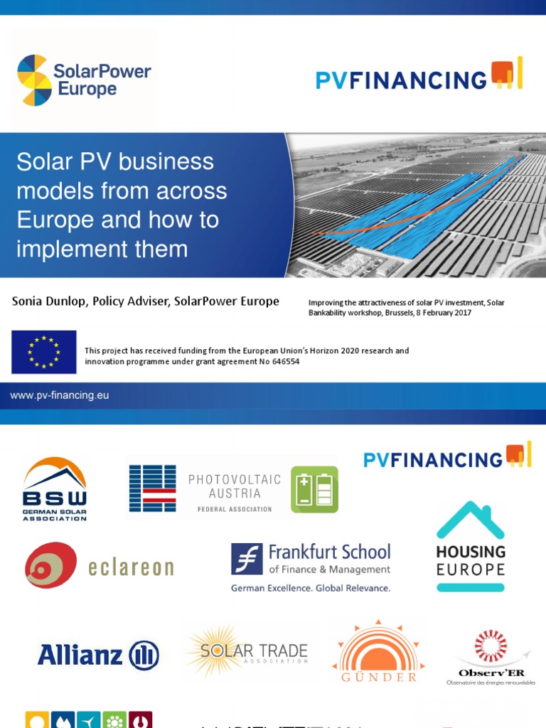 Solar PV Business Models From Across Europe and How To Implement Them ...