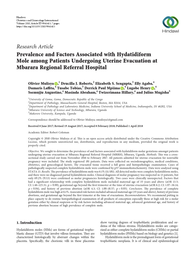 Research Article | PDF | Human Pregnancy | Medical Specialties