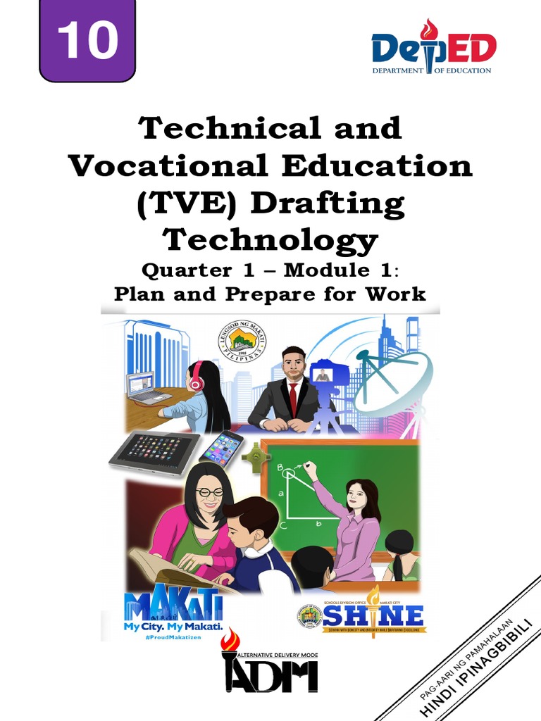 Technical and Vocational Education (TVE) Drafting Technology | PDF ...
