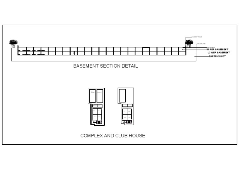 Basement Section Detail: Lower Basement Upper Basement | PDF