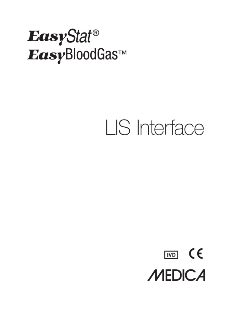 LIS Interface: /EDIC@ | PDF | Medical Laboratory | Barcode
