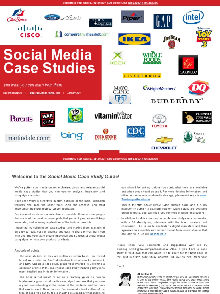 Social Media Case Studies | PDF | Social Media | Popular Culture ...