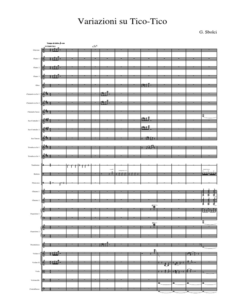 Tico-Tico - Partitura PDF | PDF