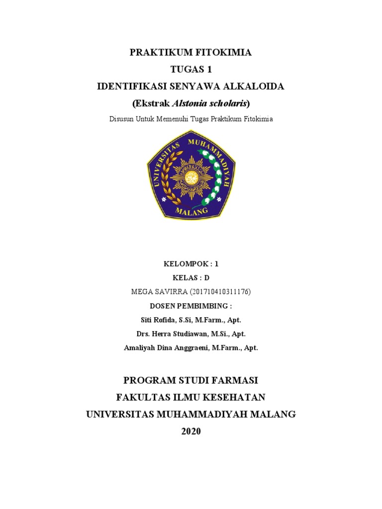 Tugas 1 Fitokimia | PDF