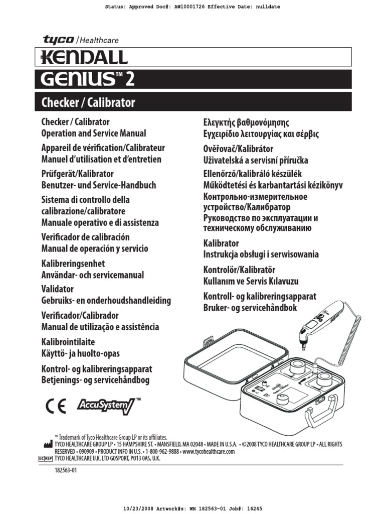 Genius 2 User Manual | PDF | Sterilization (Microbiology) | Thermometer