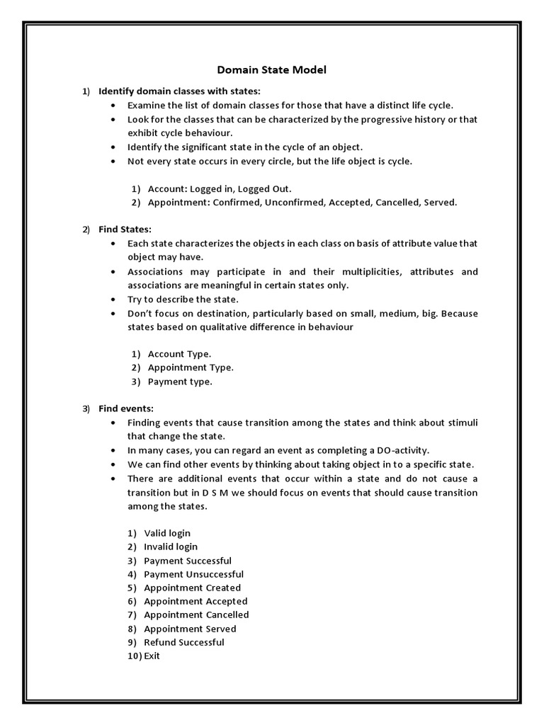 Domain State Model | PDF | Psychology | Psychological Concepts