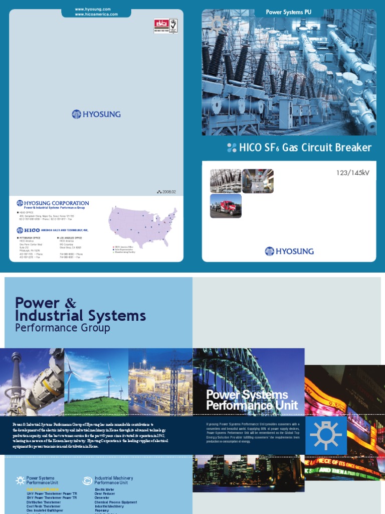Hico SF Gas Circuit Breaker: Power Systems PU | PDF | Electrical ...