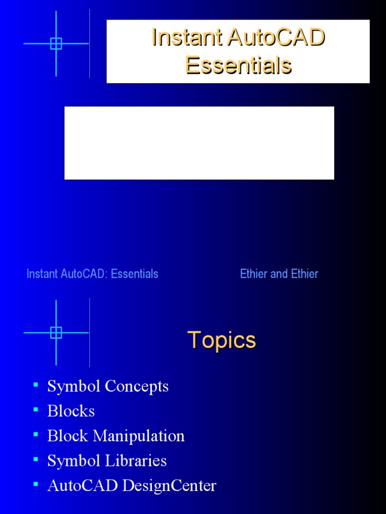 Instant Autocad Essentials | PDF | Technology & Engineering