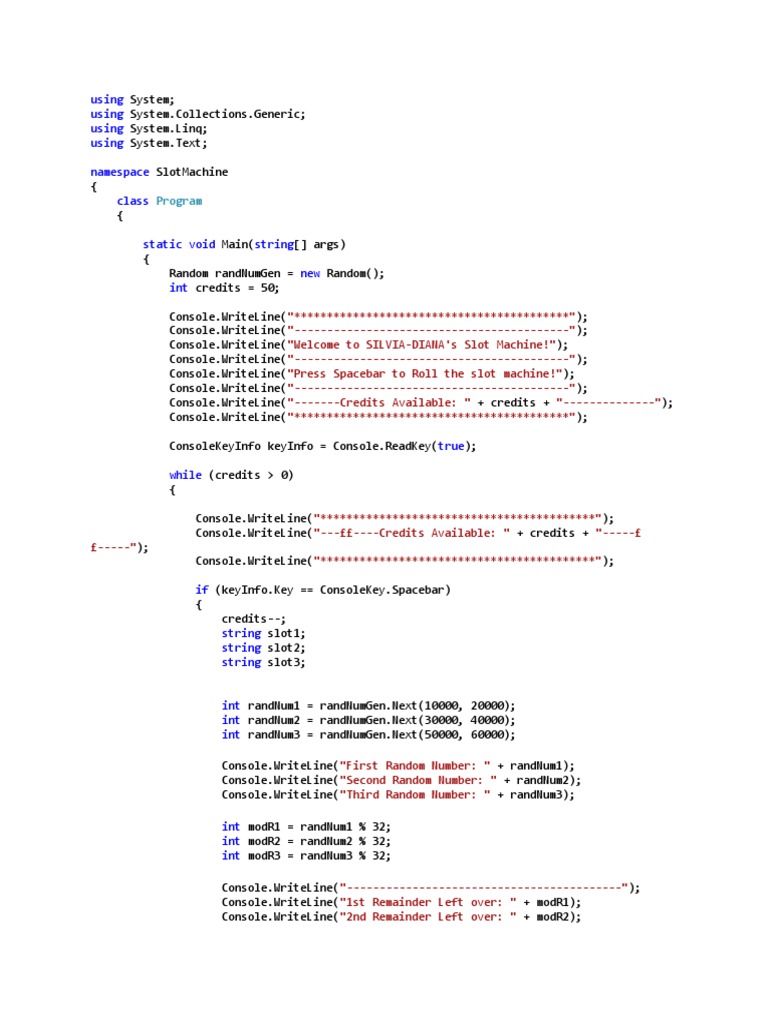 Program Using Using Using Using Namespace Class Pdf Computer Programming Software Engineering 1192