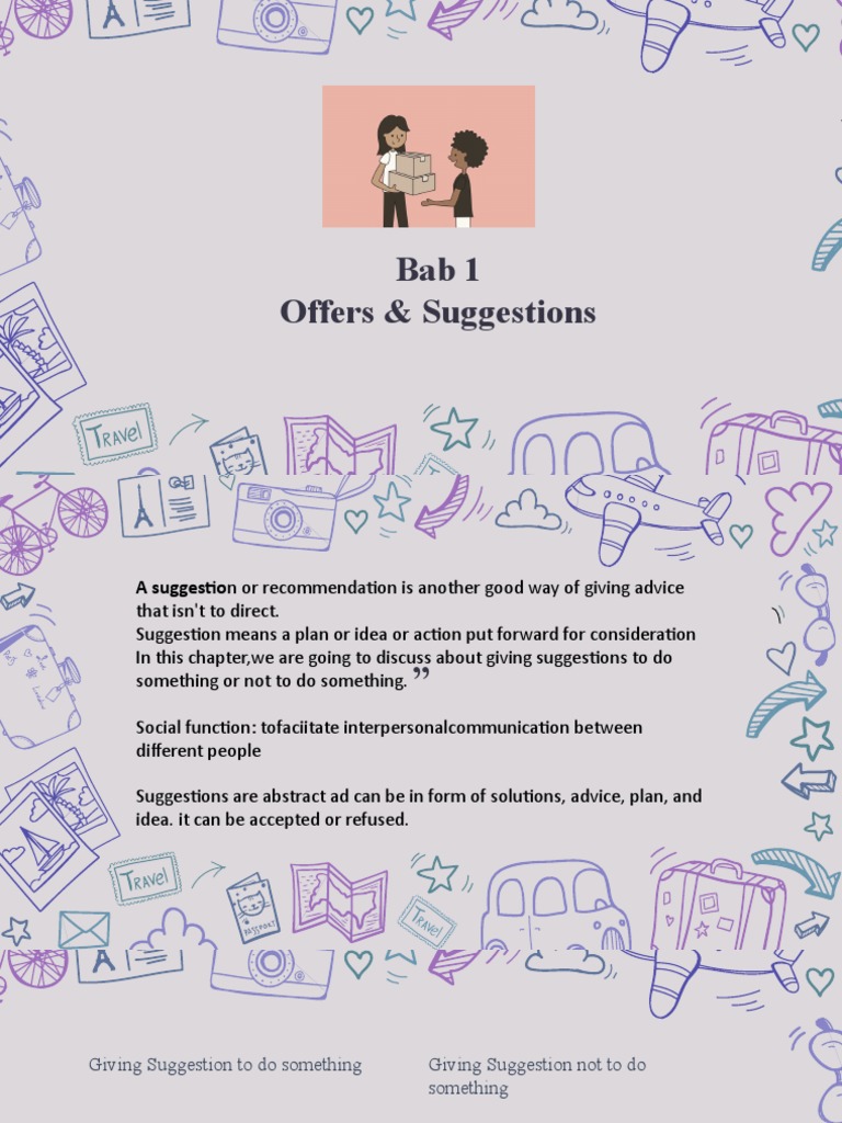 Effective Suggestions and Offers Guide | PDF | Communication ...