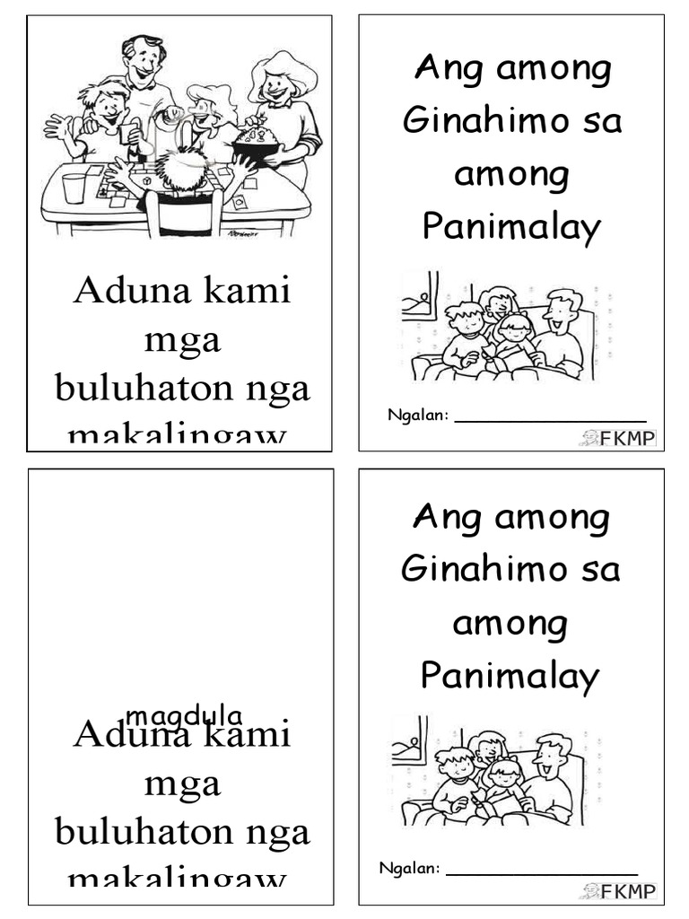 Week 11 Bisaya Worksheets | PDF