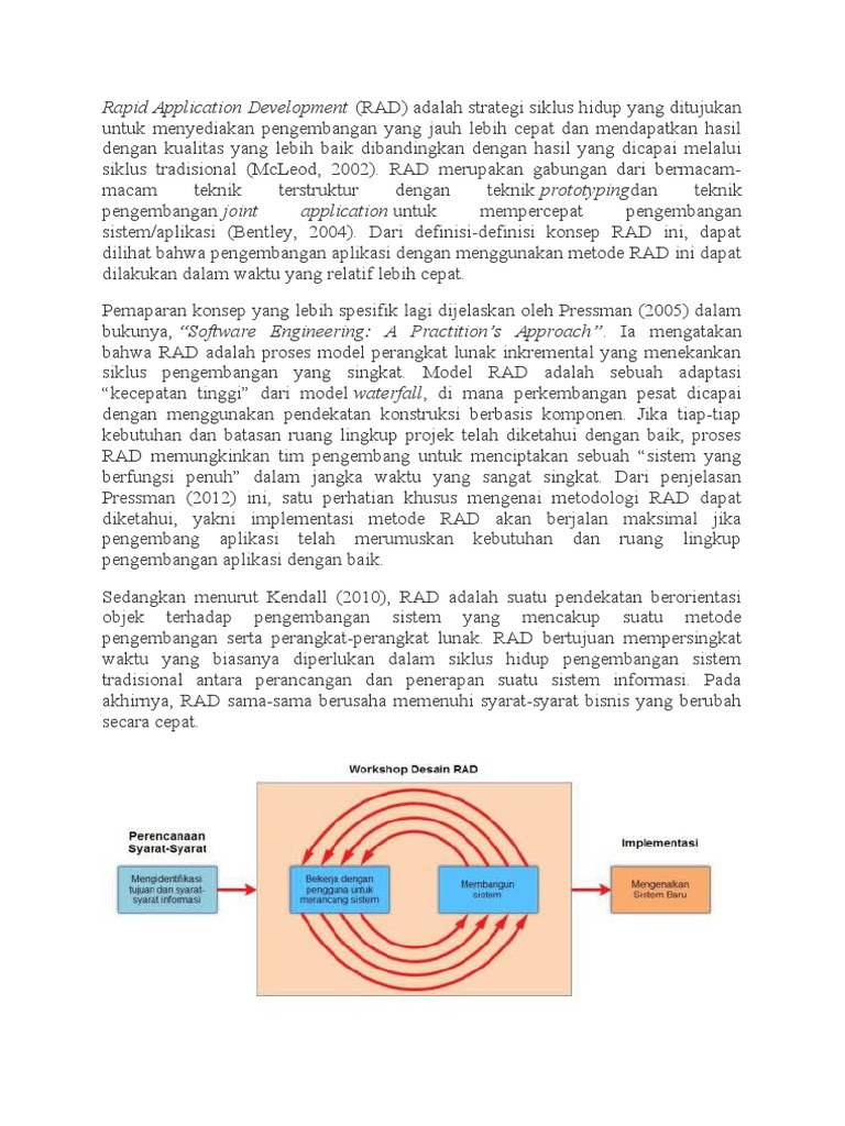 Rapid Application Development (RAD) Adalah Strategi Siklus Hidup Yang ...