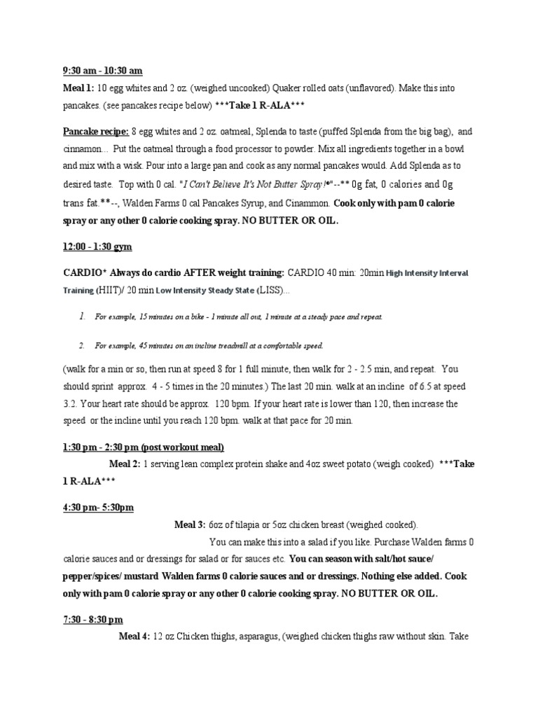 0g Fat, 0 Calories and 0g Trans Fat. - ,: High Intensity Interval ...