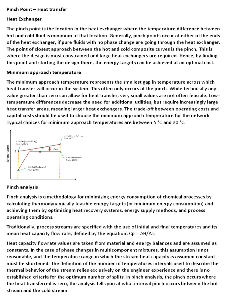 Pinch Point - Heat Transfer | PDF | Heat | Heat Exchanger