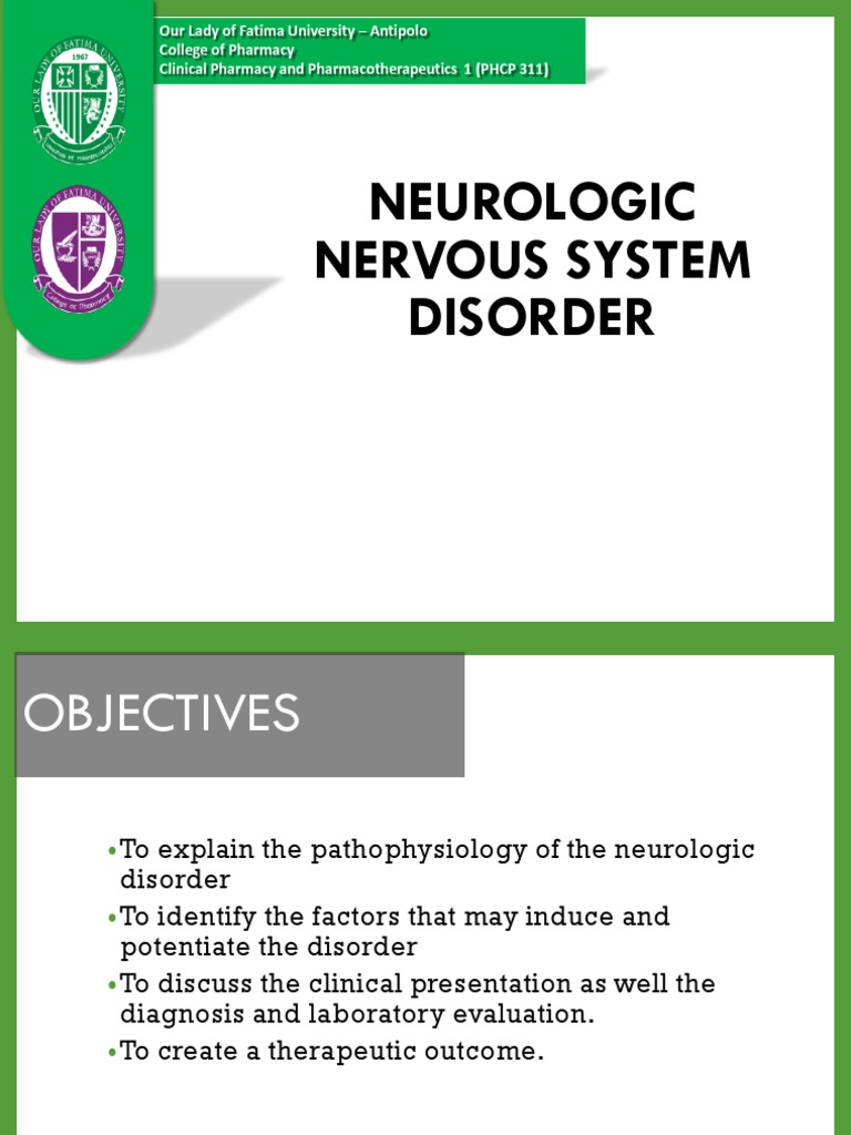 Neurologic Nervous System Disorder | PDF | Migraine | Headache