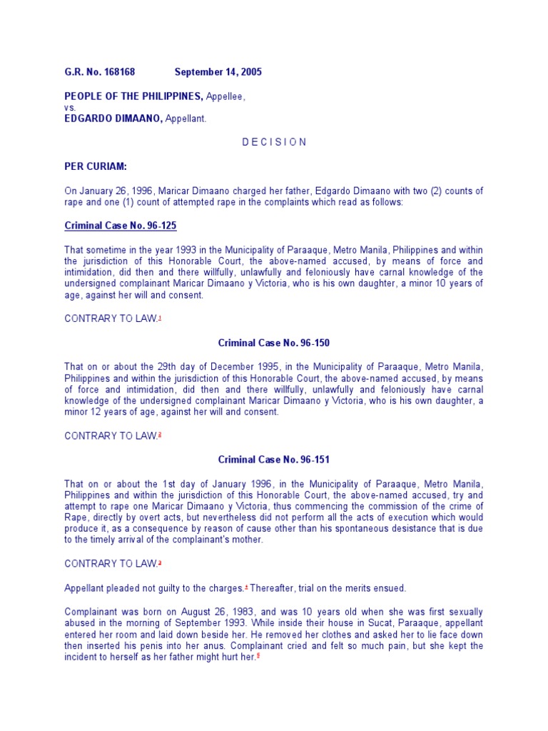 1 Cases (15) Rule 110 | PDF | Rape | Prosecutor