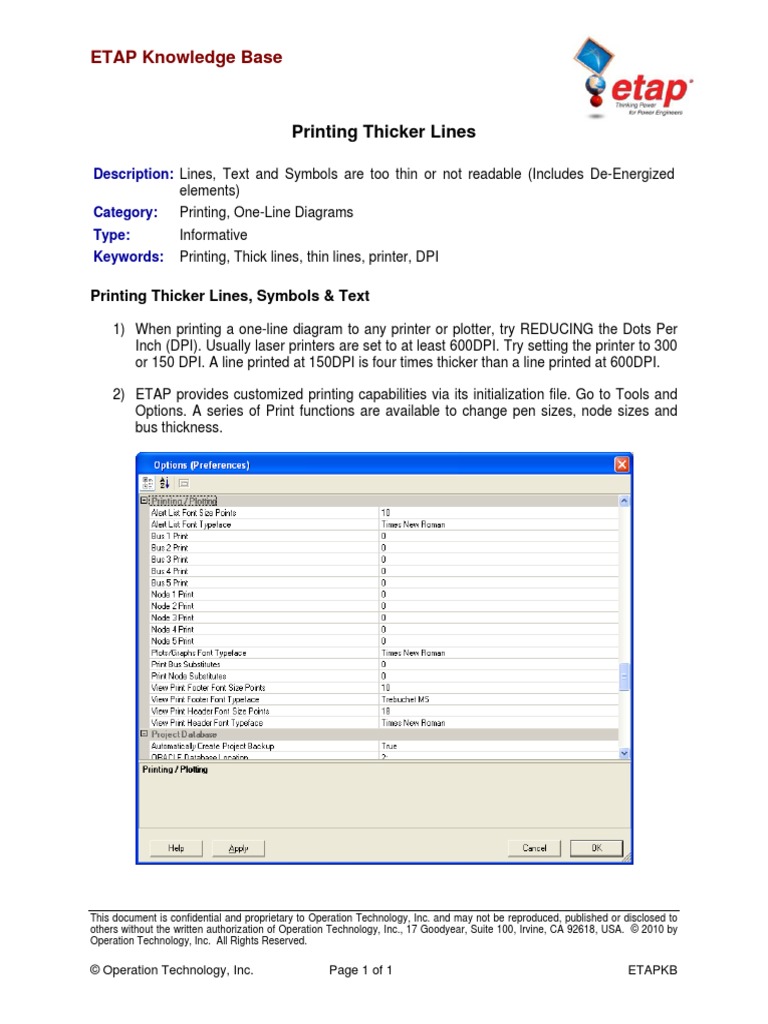 Printing Thicker Lines PDF | PDF | Computers