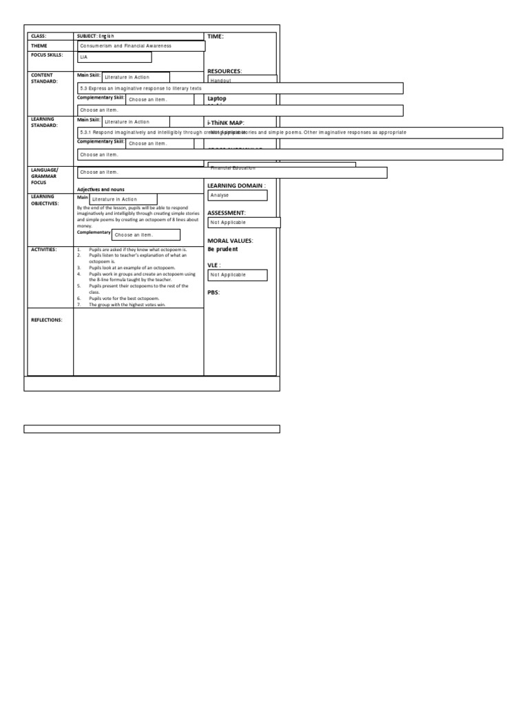 Money Matters: An Octopoem Exploration of Consumerism and Financial ...