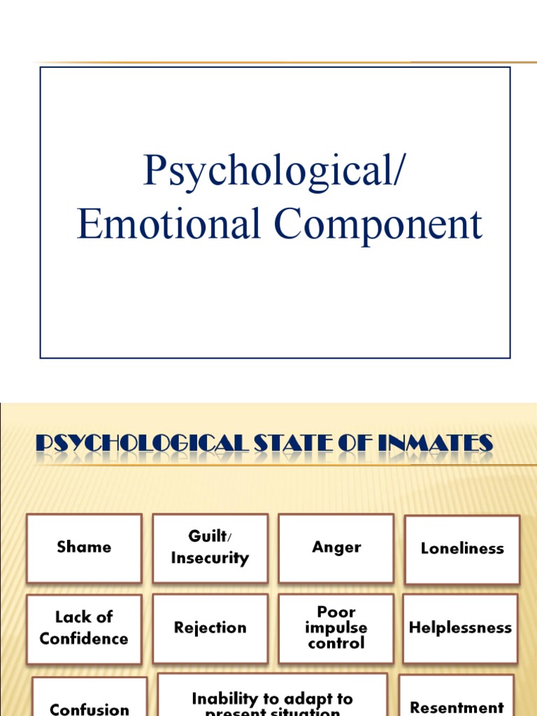 Psychological Emotional Component | PDF