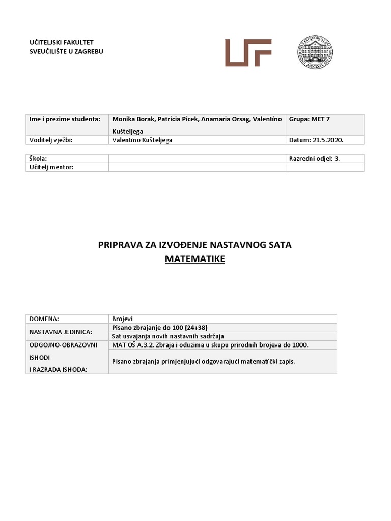 Priprema 2.krug | PDF