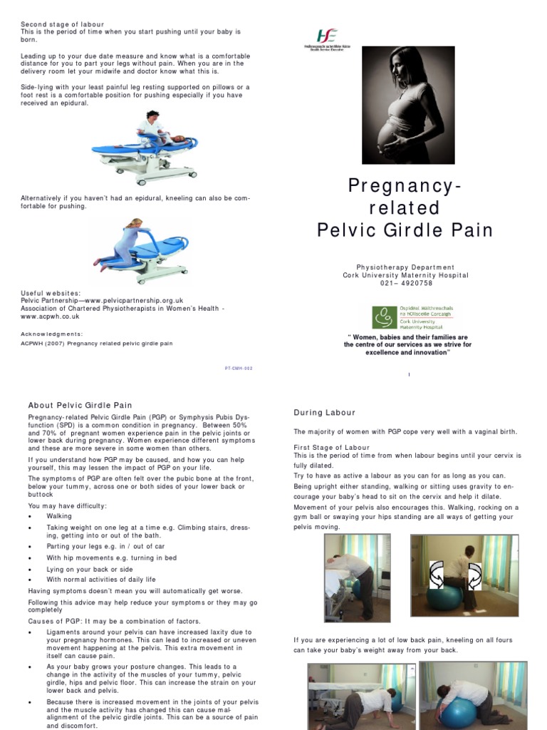 Pregnancy-Related Pelvic Girdle Pain: Second Stage of Labour | PDF ...
