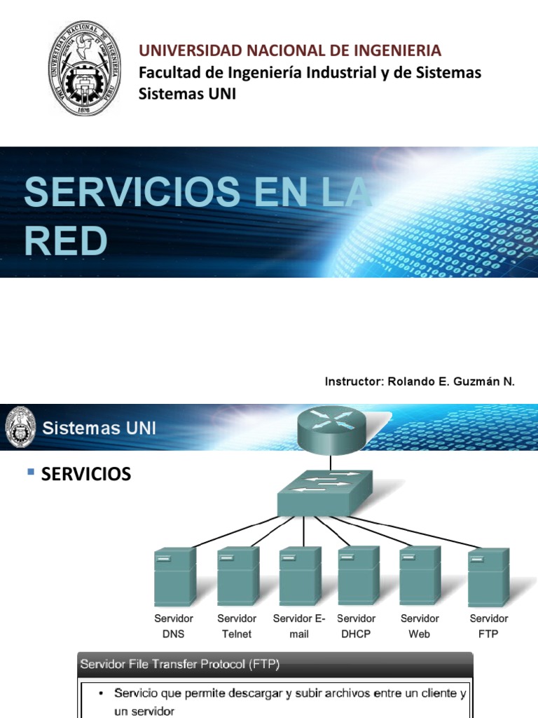 Clase 5 - Servicios de Red | PDF | sistema de nombres de dominio ...