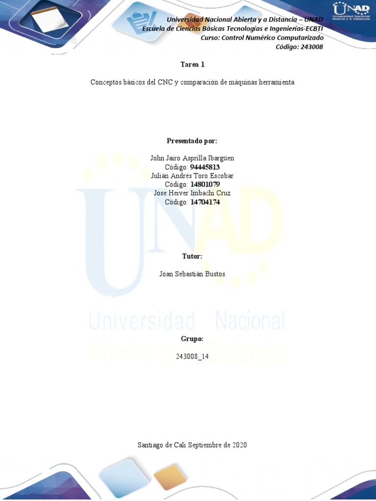Tarea 1 - Conceptos Básicos Del CNC y Comparación de Máquinas Herramienta | PDF | Control ...