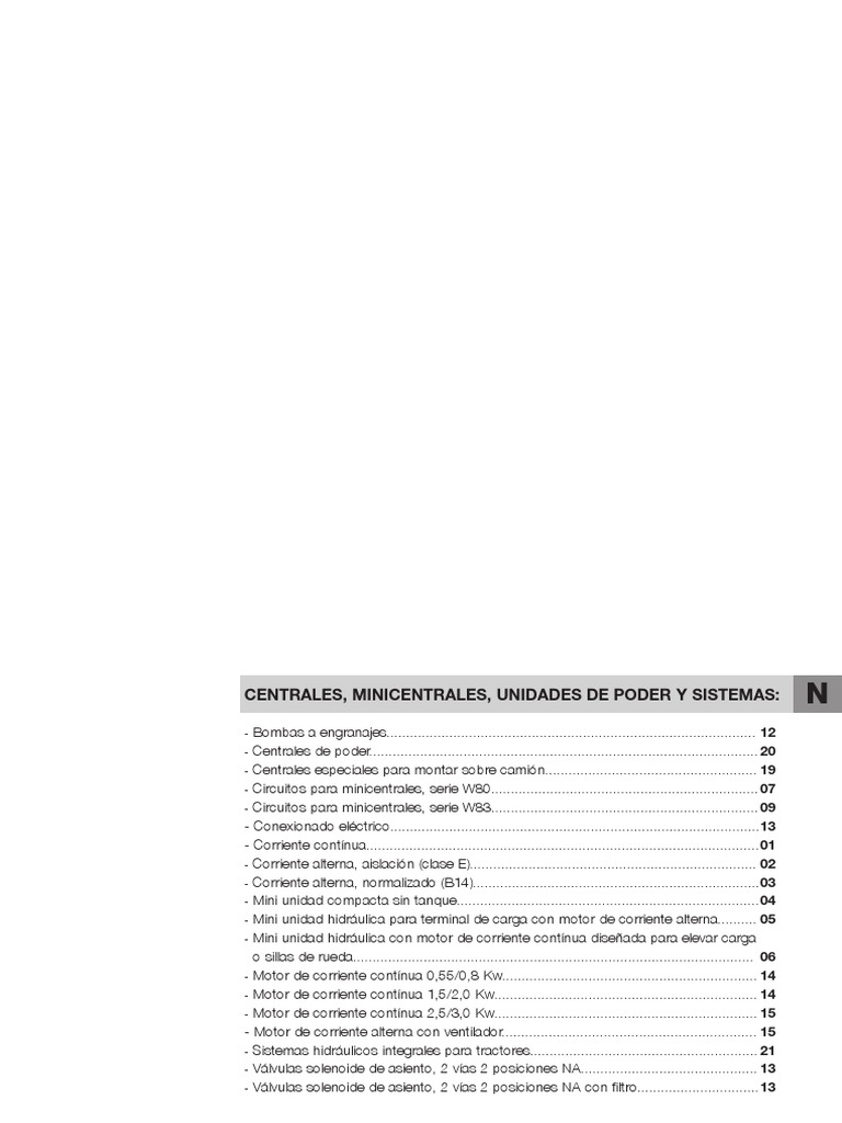 N - Centrales, Minicentrales - Unidades - de - Poder - y - Sistemas PDF ...