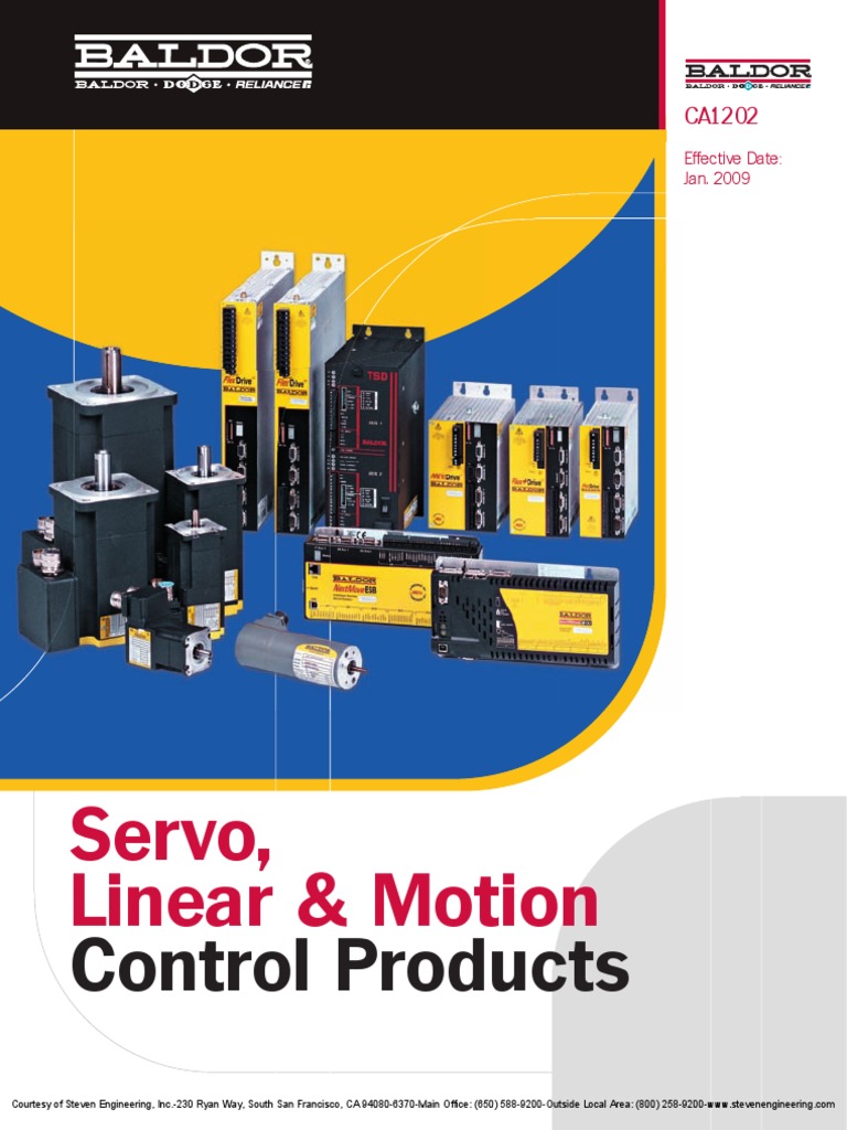 Servo, Linear & Motion: Control Products | PDF | Amplifier | Computer ...