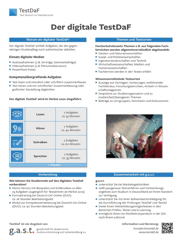 Flyer TestDaF Digital | PDF