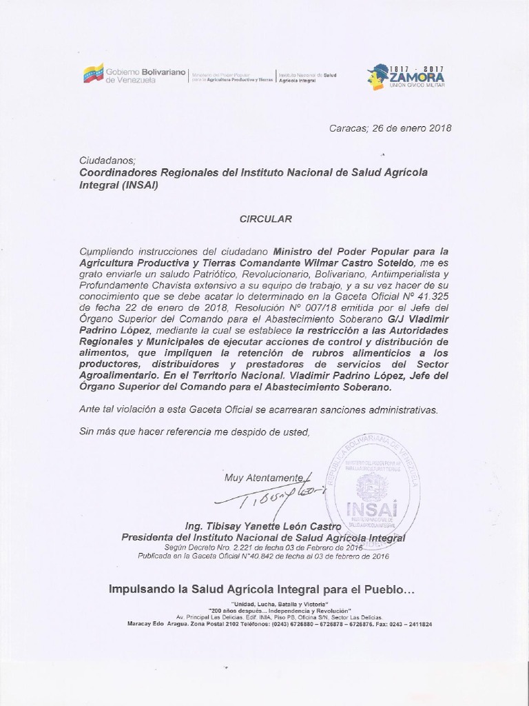 Circular Insai | PDF