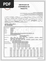 Certificado Ance para Los Cables Cu Desnudos Condumex (1068) | PDF