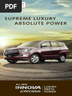 Toyota Innova Crysta Dimensions, Length, Width and Height - AutoX | PDF