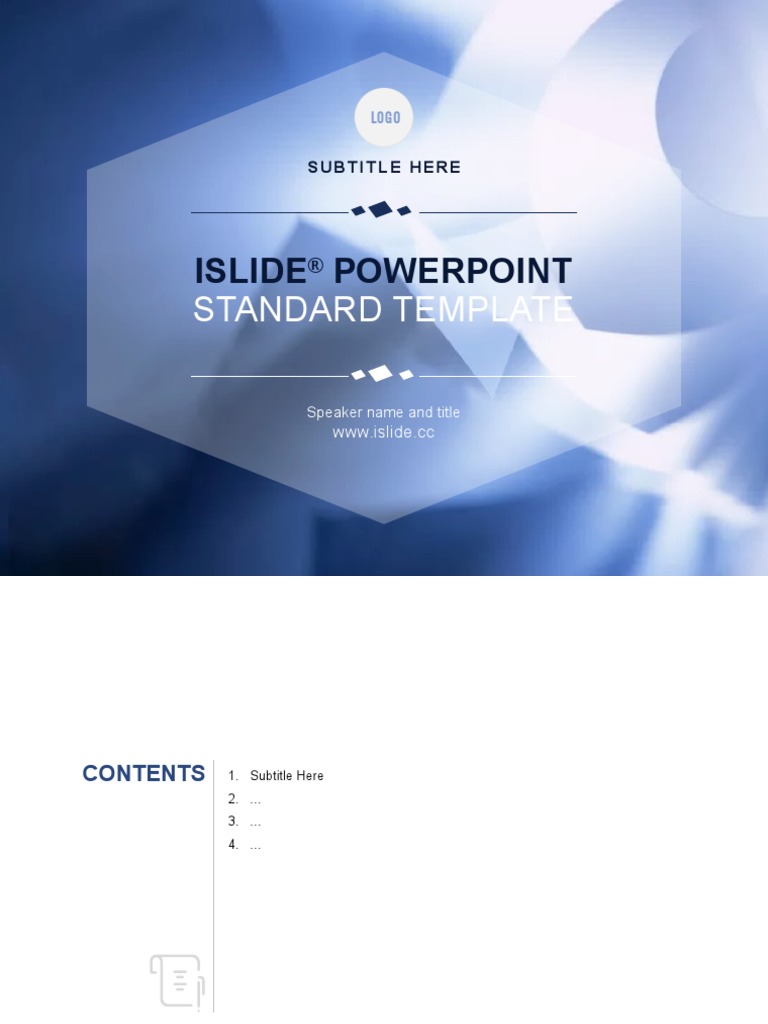 Islide® Powerpoint Standard Template | PDF