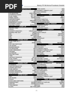 Boeing 777 Checklist | PDF | Takeoff | Cockpit