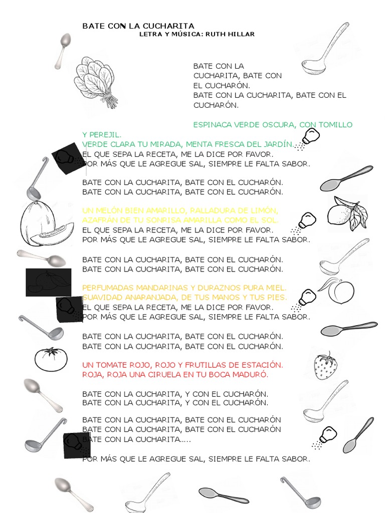 Bate Con La Cucharita | PDF | Cocina, comidas y vino