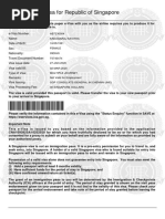 Form C Registration for India Immigration | PDF | Travel Visa ...