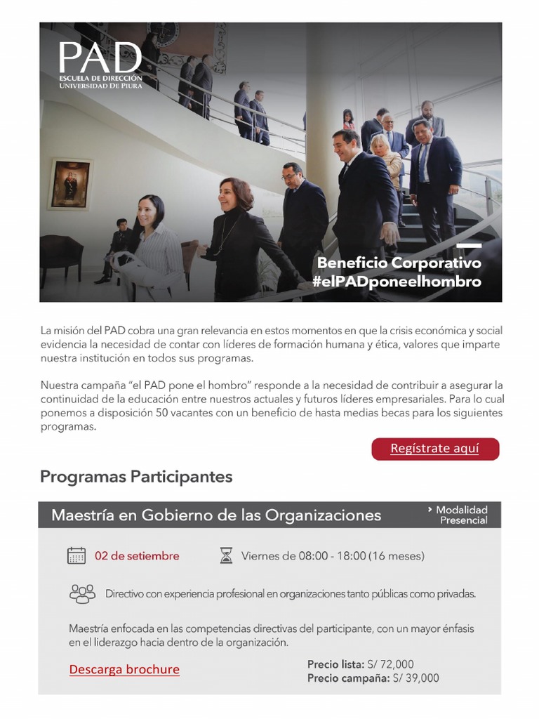 PAD - Escuela de Dirección Universidad de Piura | PDF