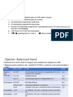 Bridge Bidding Cheat Sheet | PDF | Games Of Mental Skill | Gaming Devices