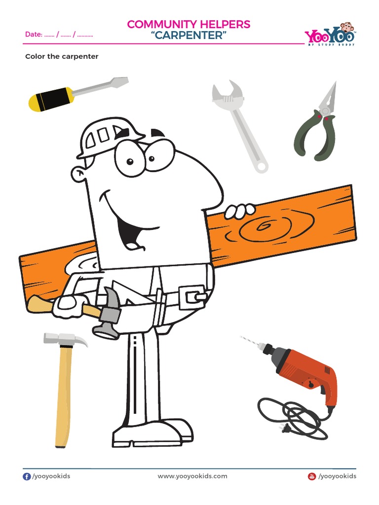 Community Helpers: "Carpenter" | PDF
