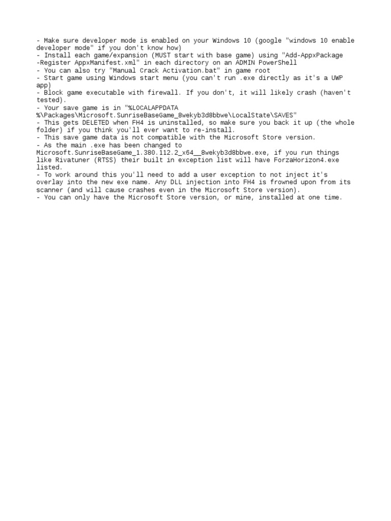 Manual Crack Installation Guide | PDF