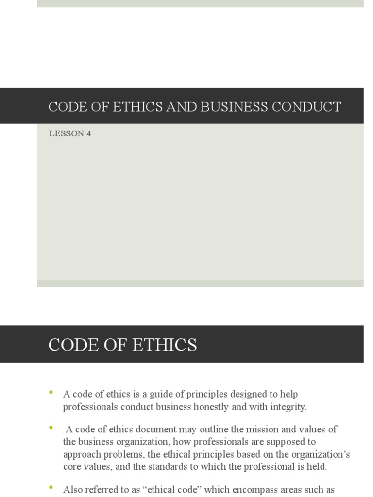 Exploring Compliance-Based and Value-Based Codes of Ethics: Guiding ...