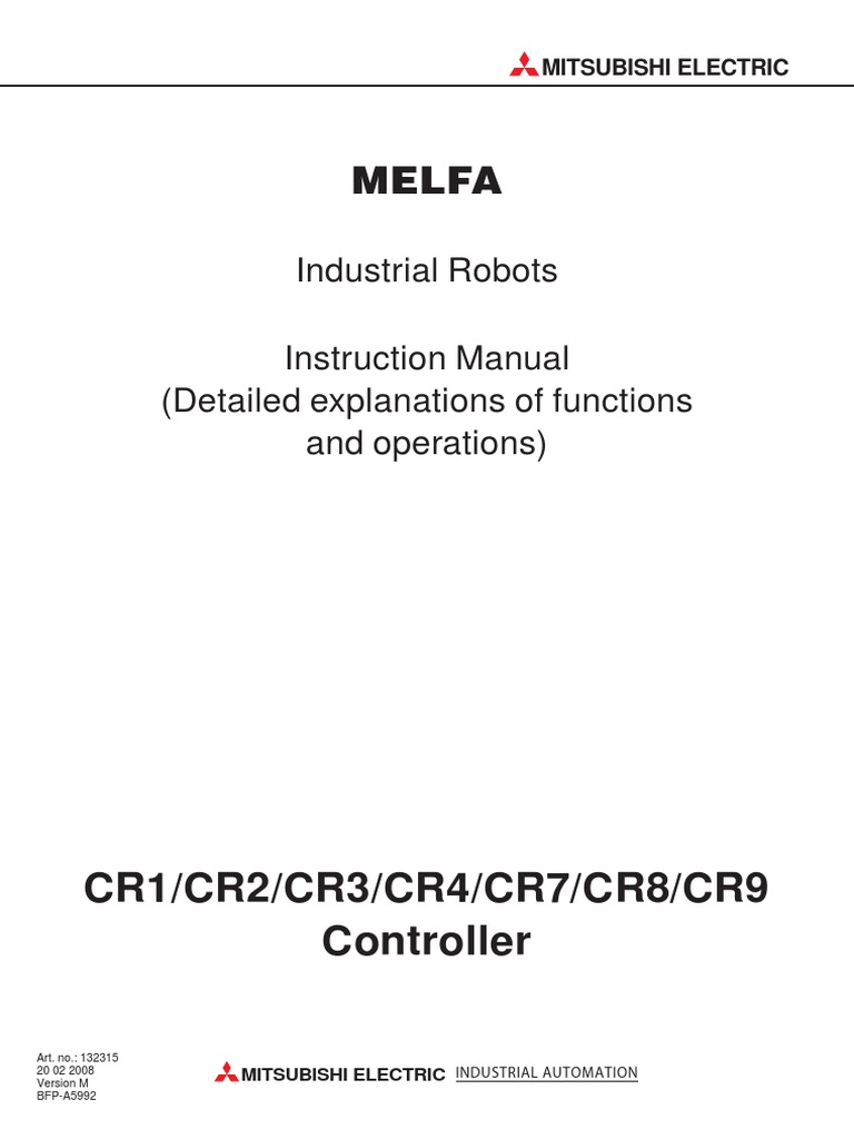 Melfa Handleiding ENG PDF | PDF | Computer Program | Programming